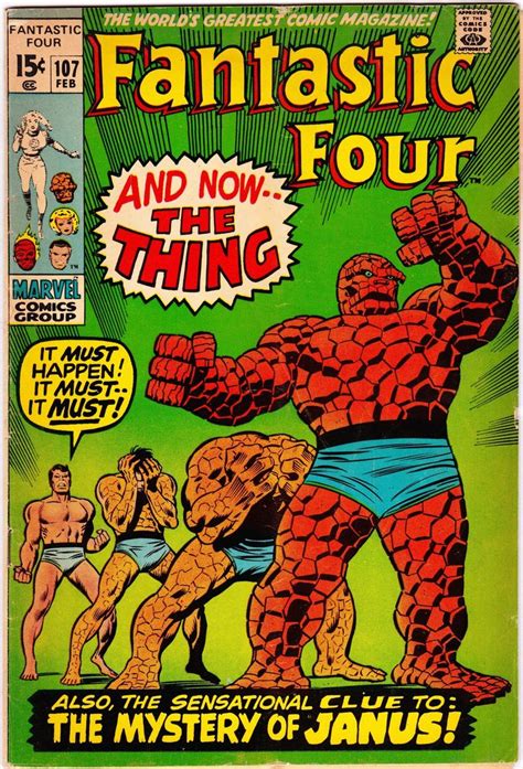 Fantastic Four 107 1st Series 1961 February 1971 Marvel Fantastic