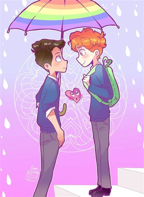 Lgbtq Art In 2020 Charakterdesign Herzschlag Niedliche Comics