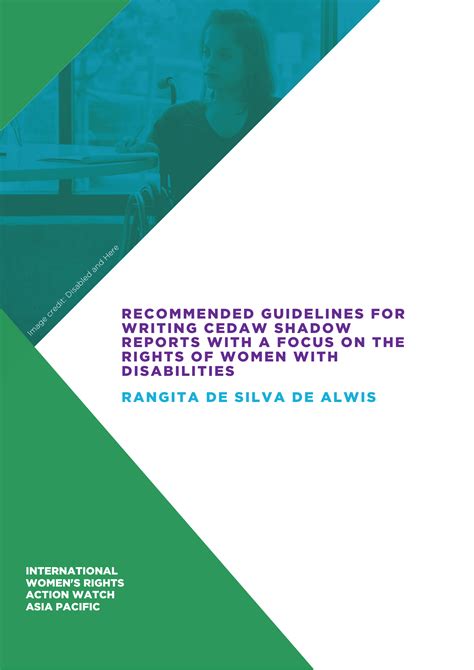 Recommended Guidelines For Writing Cedaw Shadow Reports With A Focus On
