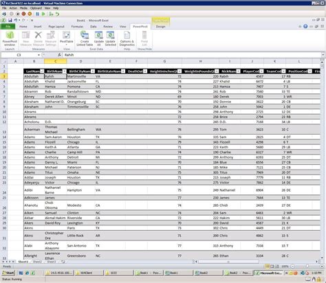 powerpivot data cleaning three options with a football angle of