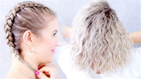 How To Heatless Curls With Braids Tutorial Milabu Youtube