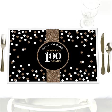 100th Birthday Party Table Decorations Adult 100th Etsy