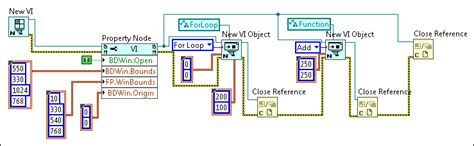tutorial repositioning an object in a vi using vi scripting labview