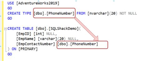 an overview of user defined sql server types