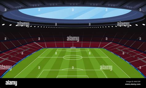 Estadio De Futbol Dentro Imágenes Vectoriales De Stock Alamy