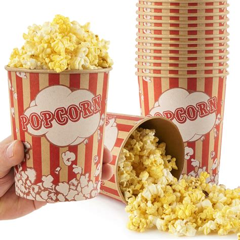 Buy Stock Your Home 32 Oz Kraft Popcorn Buckets 25 Count