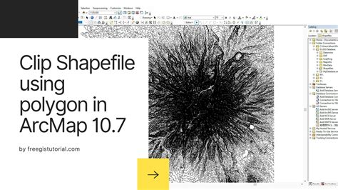 how to clip shapefile with polygon on arcmap 10 7 gis