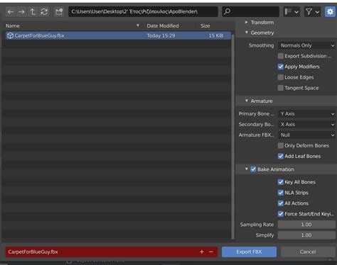 animation having problem with blender export into unity stack overflow
