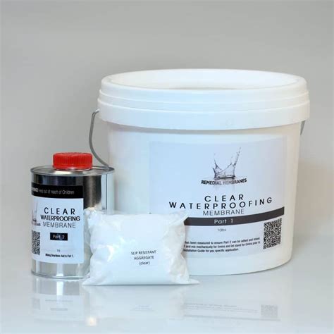 Clear Waterproofing Membrane Shower Tray Kit Remedial Membranes
