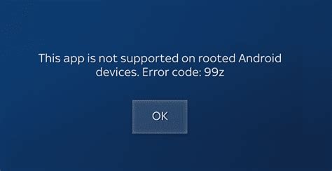 what does the android error code 99z mean technipages