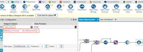 alteryx formula tool learn how to create calculated fields in alteryx