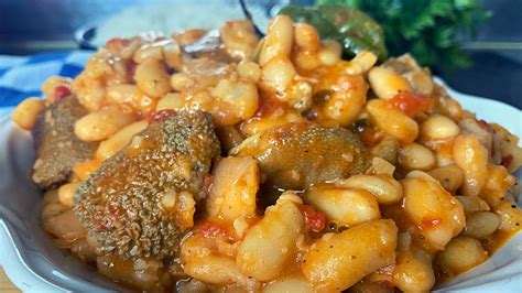 Haricots Blancs à La Sauce Tomate Et Aux Tripes Une Autre Façon De Le
