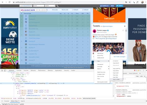 data preparation web scraping html tables with rvest r