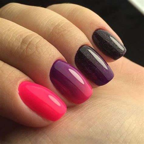 Red And Pink Ombre Nails Although Its Another Pink Ombre Nails