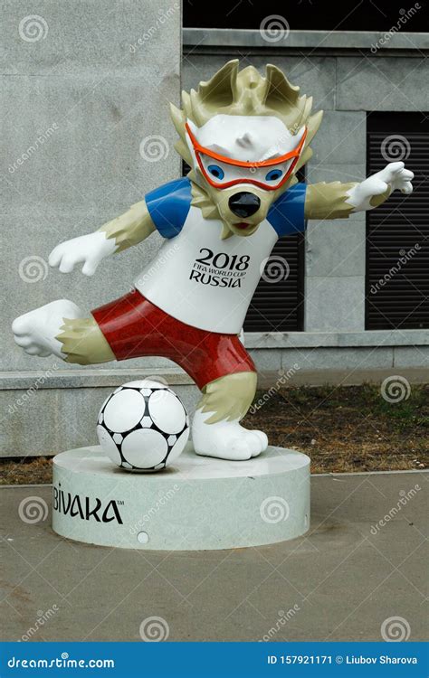 Moscow Russia September 06 2019 The Official Mascot Of The World