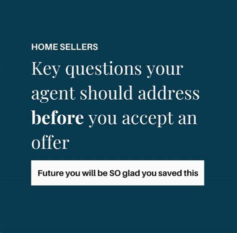 Critical Questions To Ask Buyers Before Accepting Offer