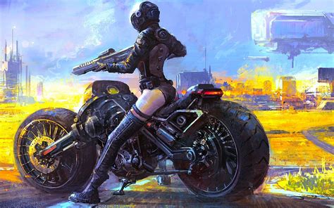 Anime Biker Girl Wallpapers Top Free Anime Biker Girl Backgrounds