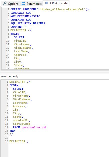 mysql error in creating stored procedure using heidisql stack overflow