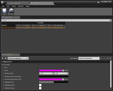 umg rich text block unreal engine 4 27 documentation