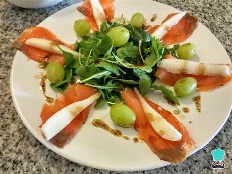 Ensalada De Rúcula Y Salmón Ahumado Fácil