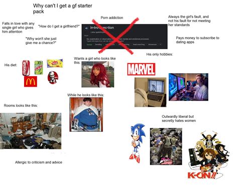 “why Cant I Get A Gf” Starterpack R Starterpacks Starter Packs