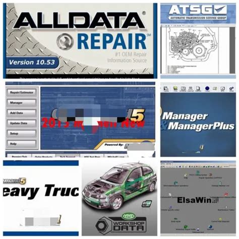 2020 Hot Auto Repair Alldata Software V10 53 Mit Chell Od5 Software