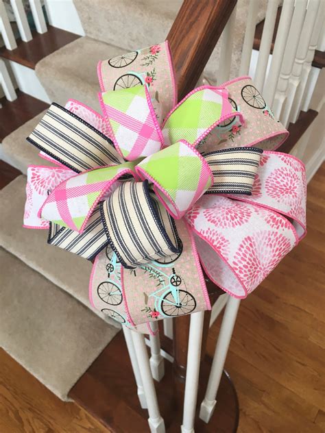 Bows For Lantern Spring Bows Wreath Bow Railing Decor Etsy