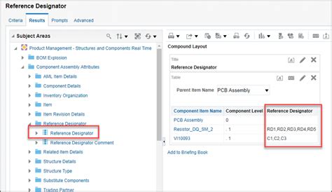 item name table in oracle fusion