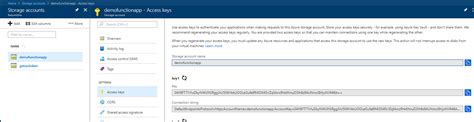 azure stack use function to generate sas token for blob