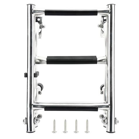 Ladders 300 Lbs Mounting Screws Are Included Dasmarine 3 Step Folding