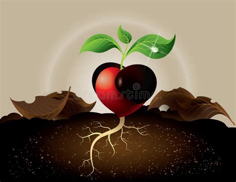 Broto Que Cresce Do ícone Do Vetor Da Semente Ilustração Do Vetor