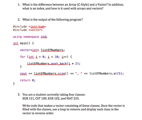 vector array at collection of vector