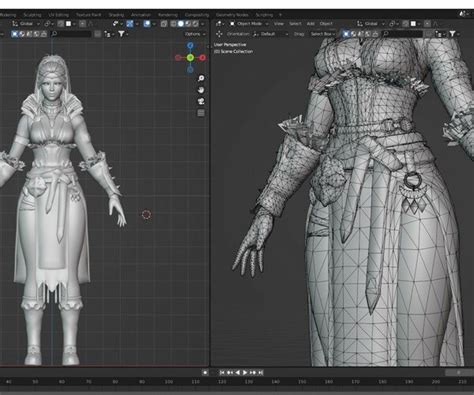 Artstation Blender Game Ready Character Modeling Full Process