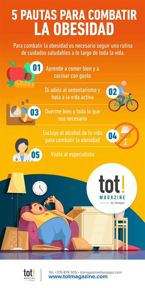 InfografÍa Descubre Cómo Combatir La Obesidad Totmagazine By