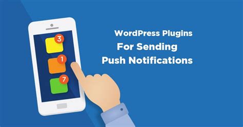 how to create push notifications for posts in wordpress