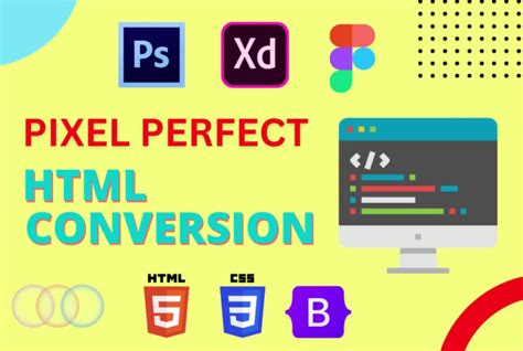 convert psd to html figma to html xd to html css bootstrap