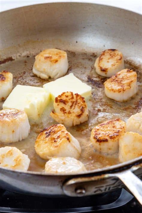 Pan Seared Scallops With Lemon Garlic Sauce Jessica Gavin