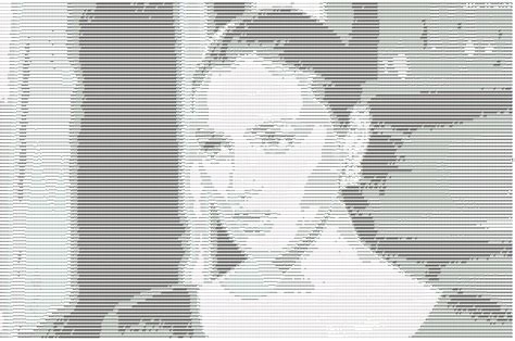monica bellucci ascii art used python to generate this art and