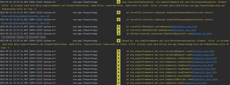 kotlin android retrofit xml response gives this error java lang