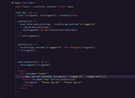 persistent state in react js using useeffect hook by hamsa harcourt
