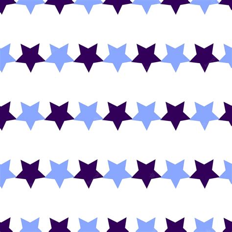 Premium Vector Seamless Star Monochrome Background