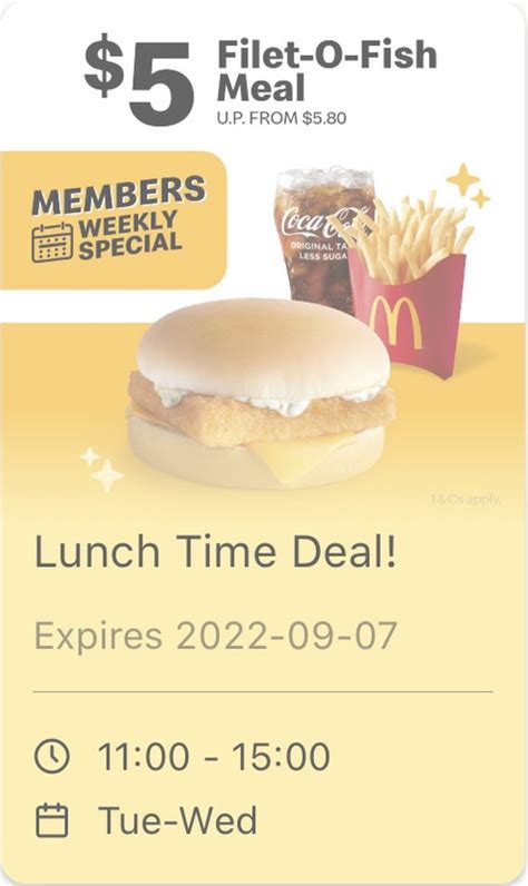 [gpgt]mcd Filet Meal At 5 Today From 11 3pm Kym Hardwarezone Forums