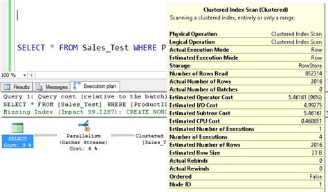 how sql server optimizer calculates the estimated row count