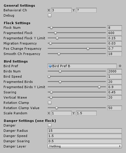 simple boids component settings nicholas veselov unity developer