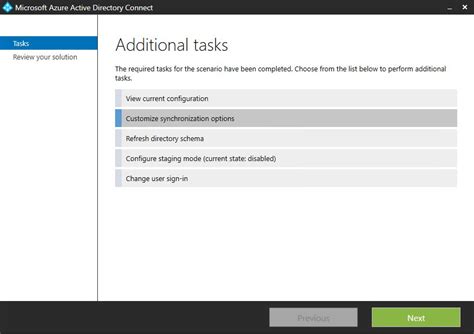 step by step guide to enable password synchronization to azure active