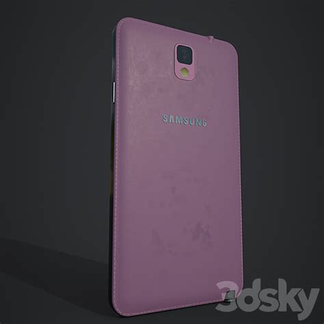 Samsung Galaxy Note 3 Phones 3d Model