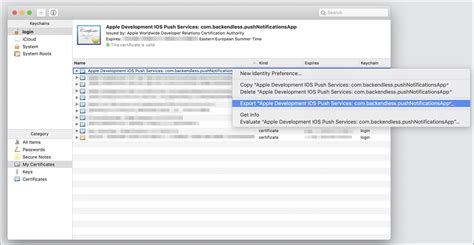 push notification setup ios backendless sdk for flutter api