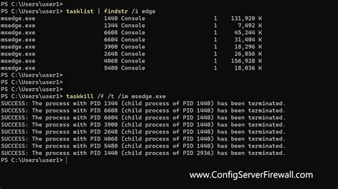 taskkill cmd command kill processes in windows