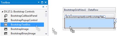 creating templates asp bootstrap controls devexpress documentation