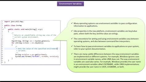 java ee java tutorial environment variables in java java